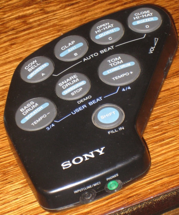 Infrequent Sound [sex.tex] technology: Sony Drum Pad DRP-3